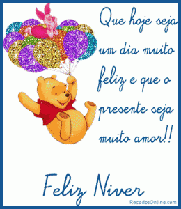 Feliz niver! - Recados para Facebook