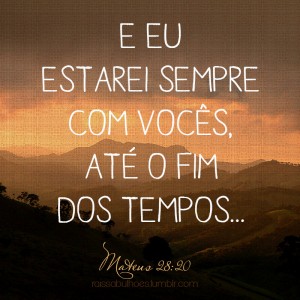 Jesus está comigo! - Recados para Facebook