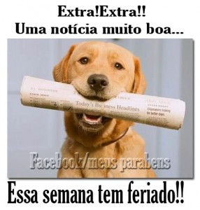 277 Recados de Feriado - Recados para Facebook