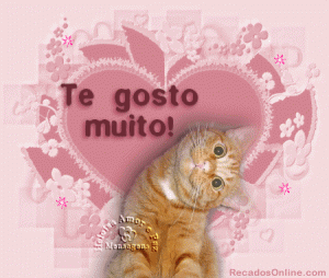 Te gosto muito! - Recados para Facebook